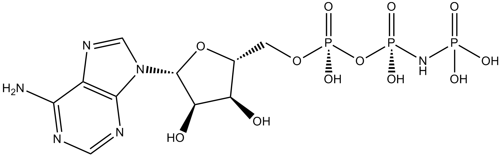 Figure 2. Structure of AMP-PNP.